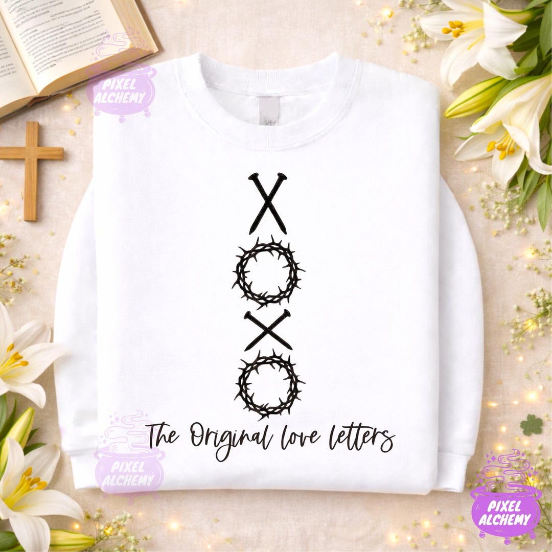 XOXO the Original Love Letters PNG, Christian Easter Design, Religious ...