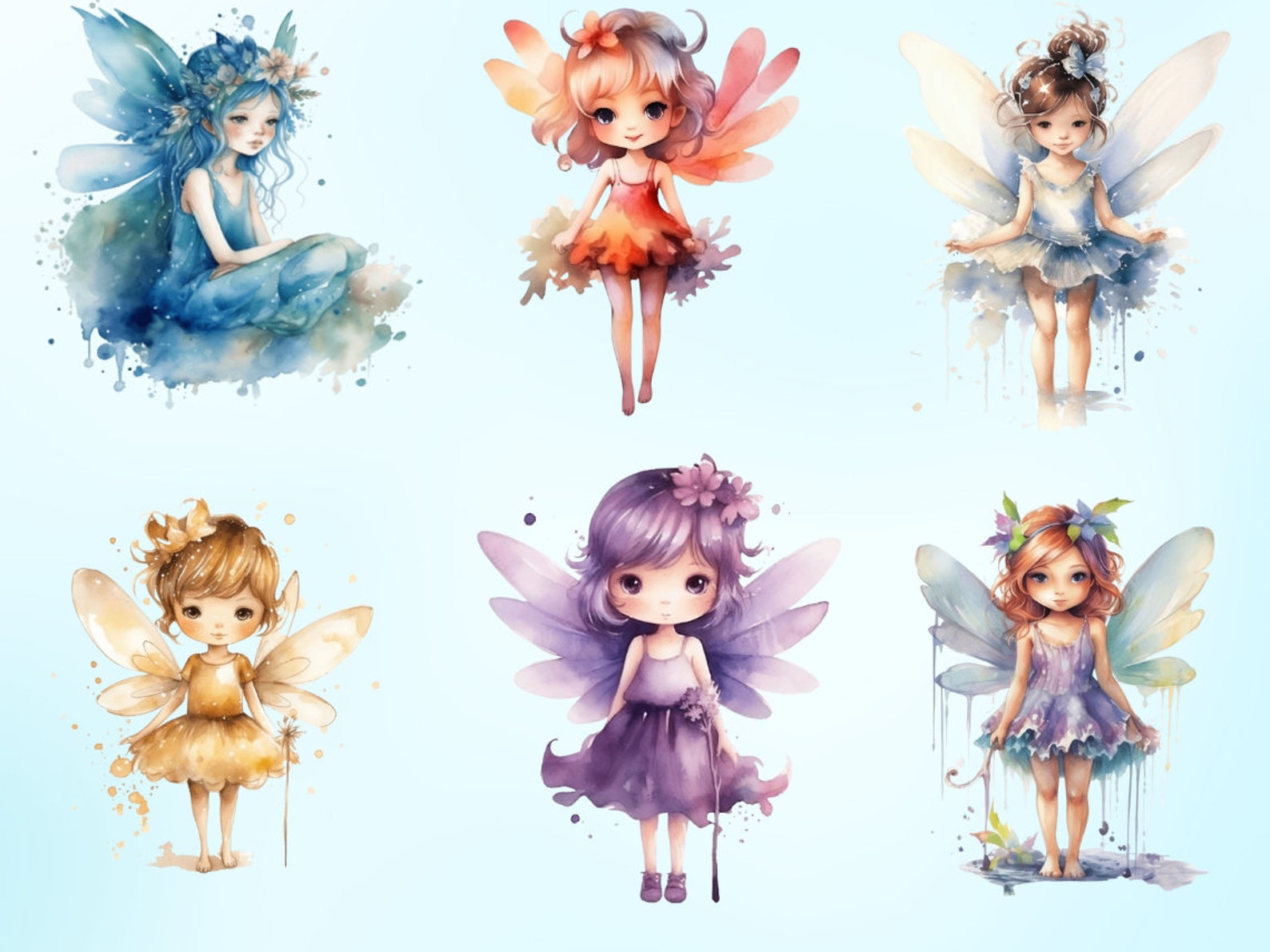 40 Fairy Clipart Fairy Tale Clipart Fairy Png Fantasy Clipart - Etsy