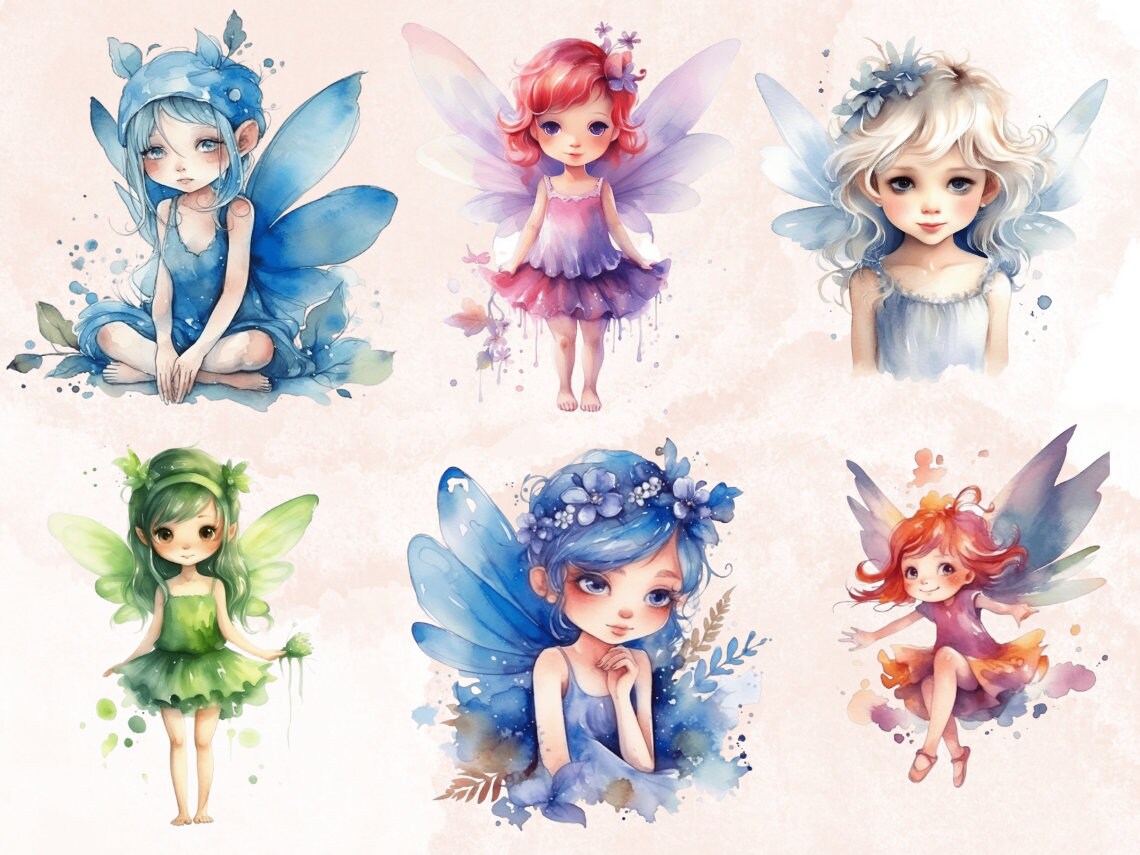 40 Fairy Clipart Fairy Tale Clipart Fairy Png Fantasy Clipart - Etsy