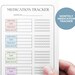 Medication Tracker and Log: Weekly and Monthly Printable PDF for ...