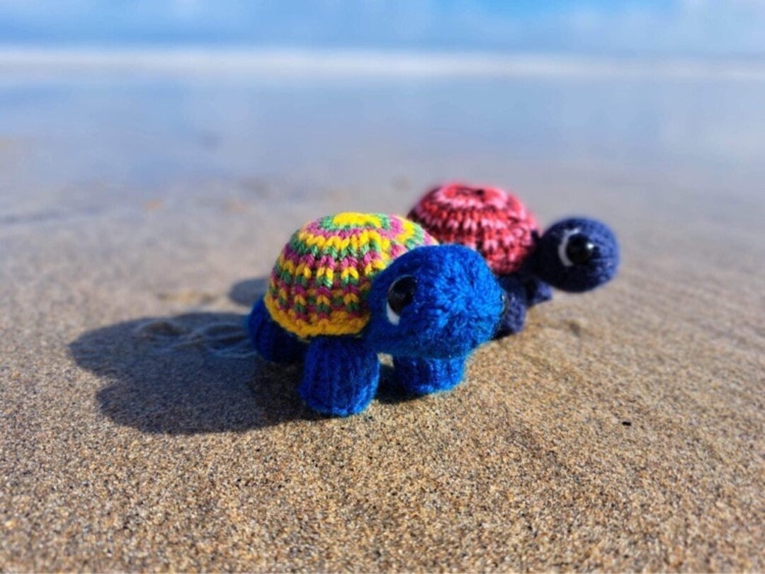 Loom Knitting PATTERN | Little Colourful Turtle - Etsy