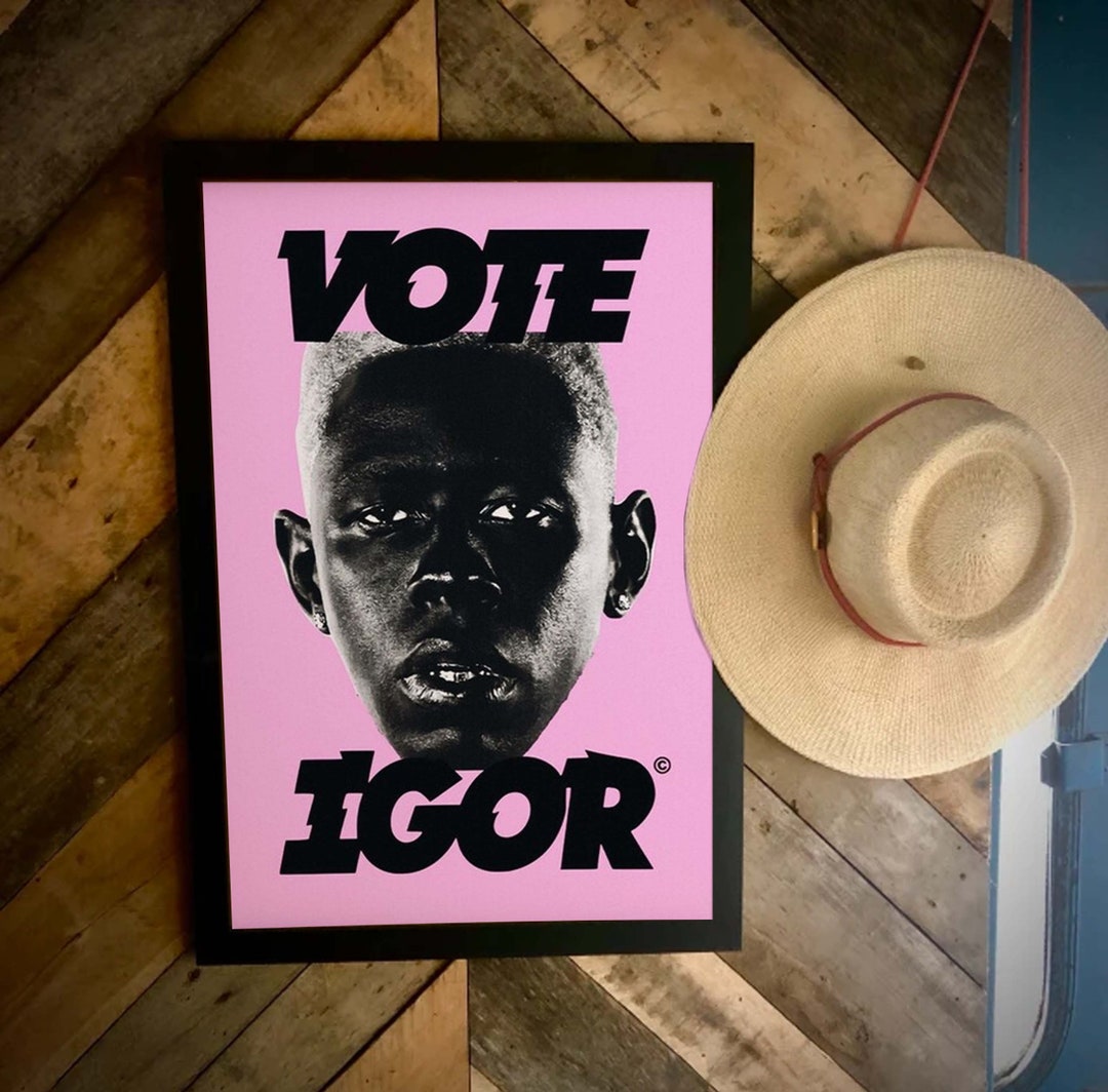 Vote Igor Poster Tyler the Creator Music Decor - Etsy
