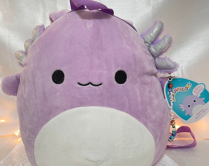 Squishmallow 12 Monica Backpack W/custom Hand-made Beaded ...