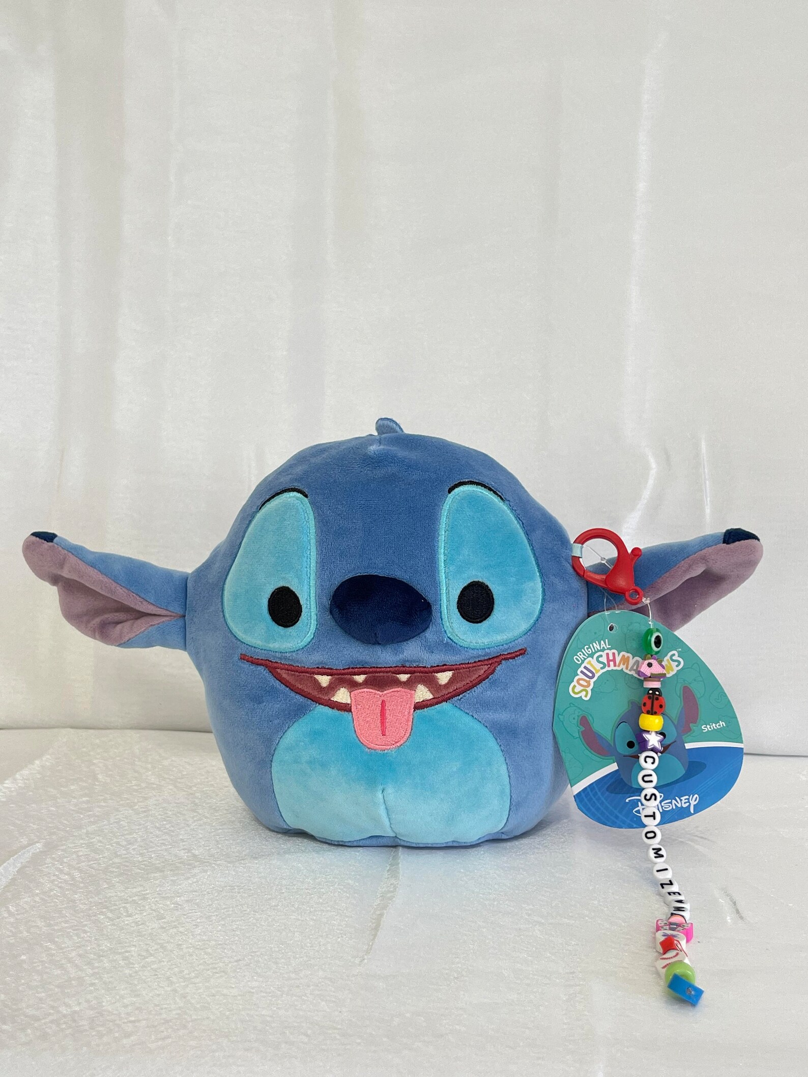 Squishmallow 6.5" Stitch Squad W/custom Hand-made Beaded ''personalized ...