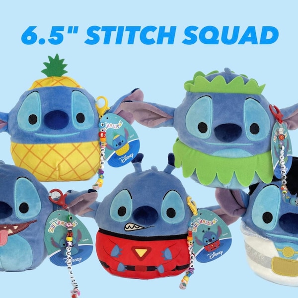 Stitch Squishmallow - Etsy