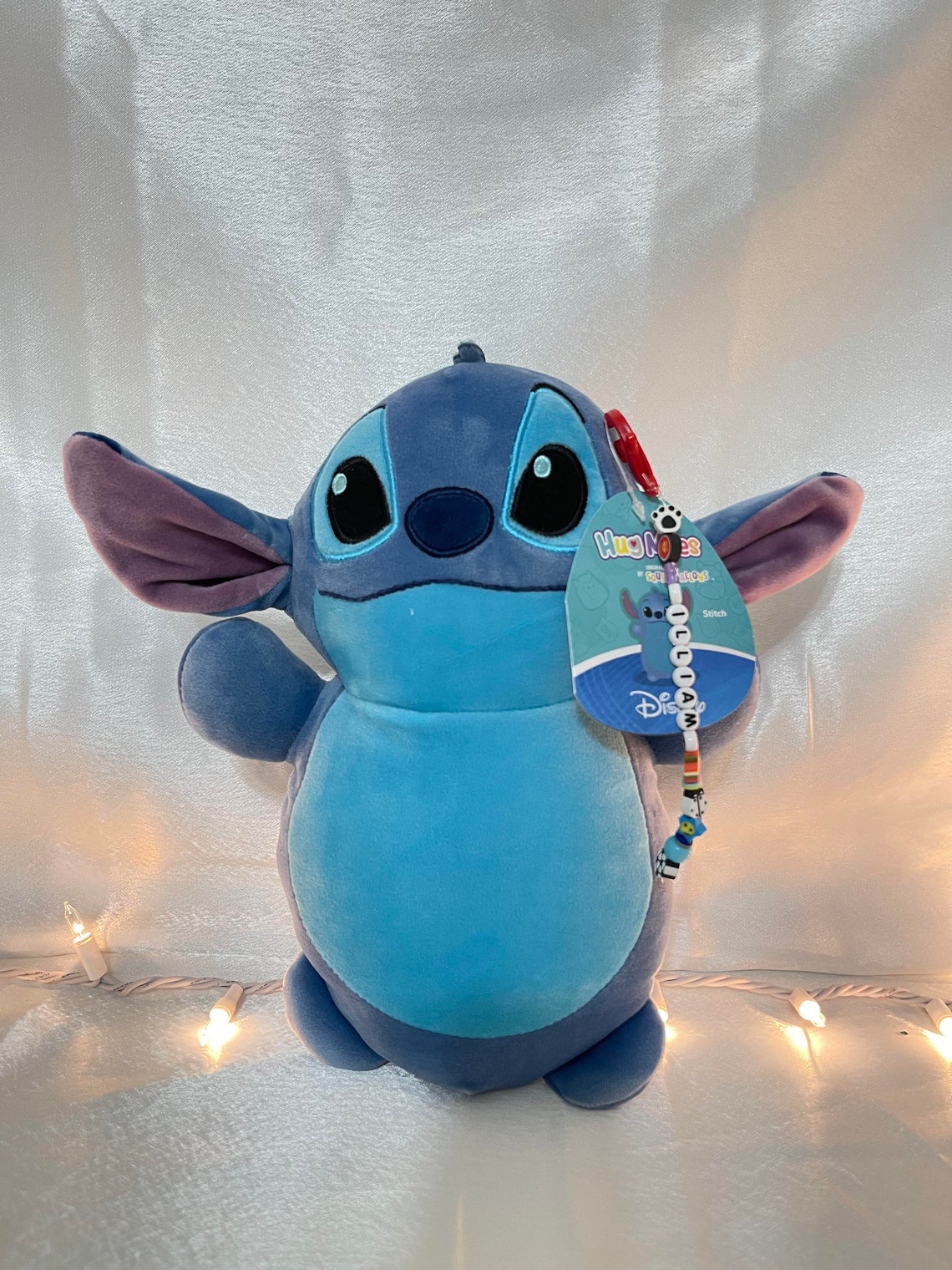 Squishmallow 10" Disney Hugmees Series W/custom Hand-made Beaded ...