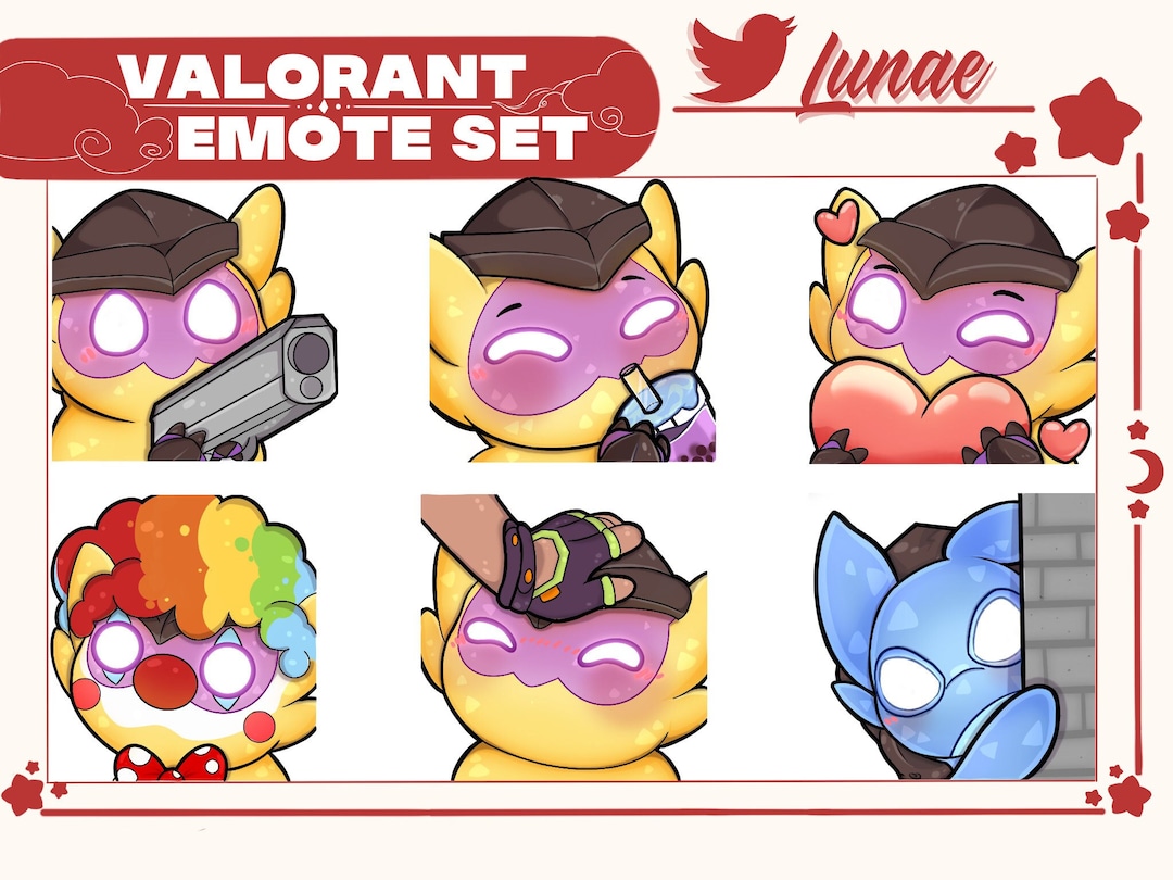 Twitch Emote/ Valorant Wingman Pack/ #1 Emote Set (first Set of Two) - Etsy