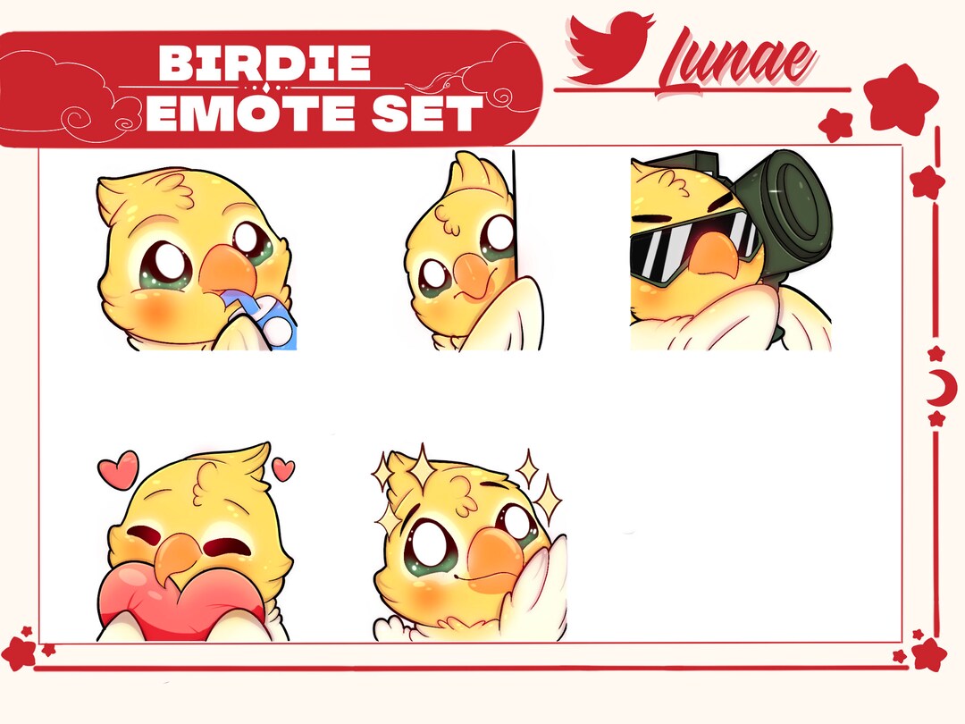 Twitch Emote/ Bird/ #1 Emote Set - Etsy