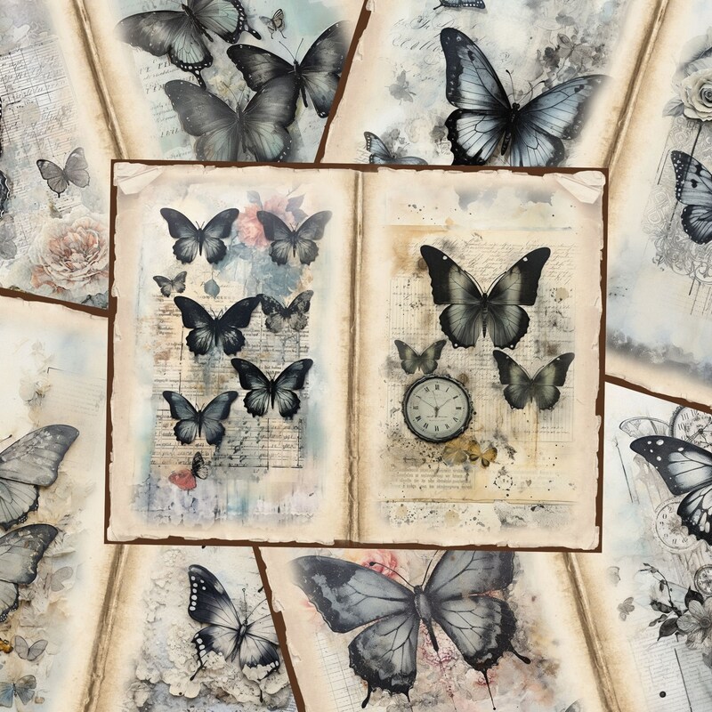 Butterfly Scrapbook - Etsy