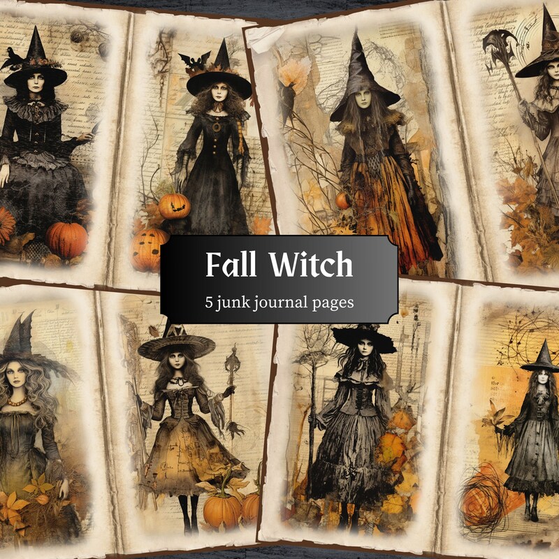 Witch Printable Pages - Etsy