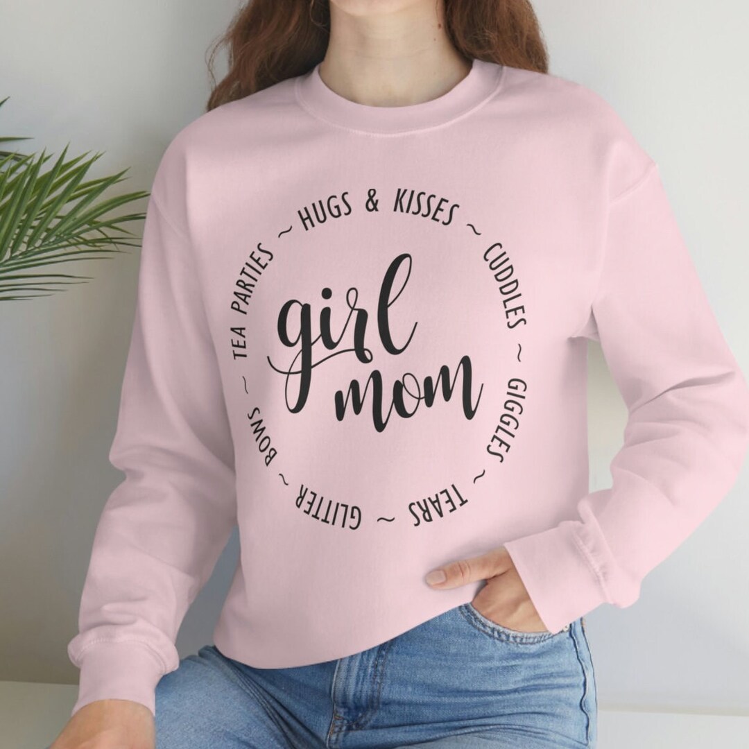 GIRL MOM - Circle of Mom Design - Cuddles Giggles Tears Bows Glitter ...