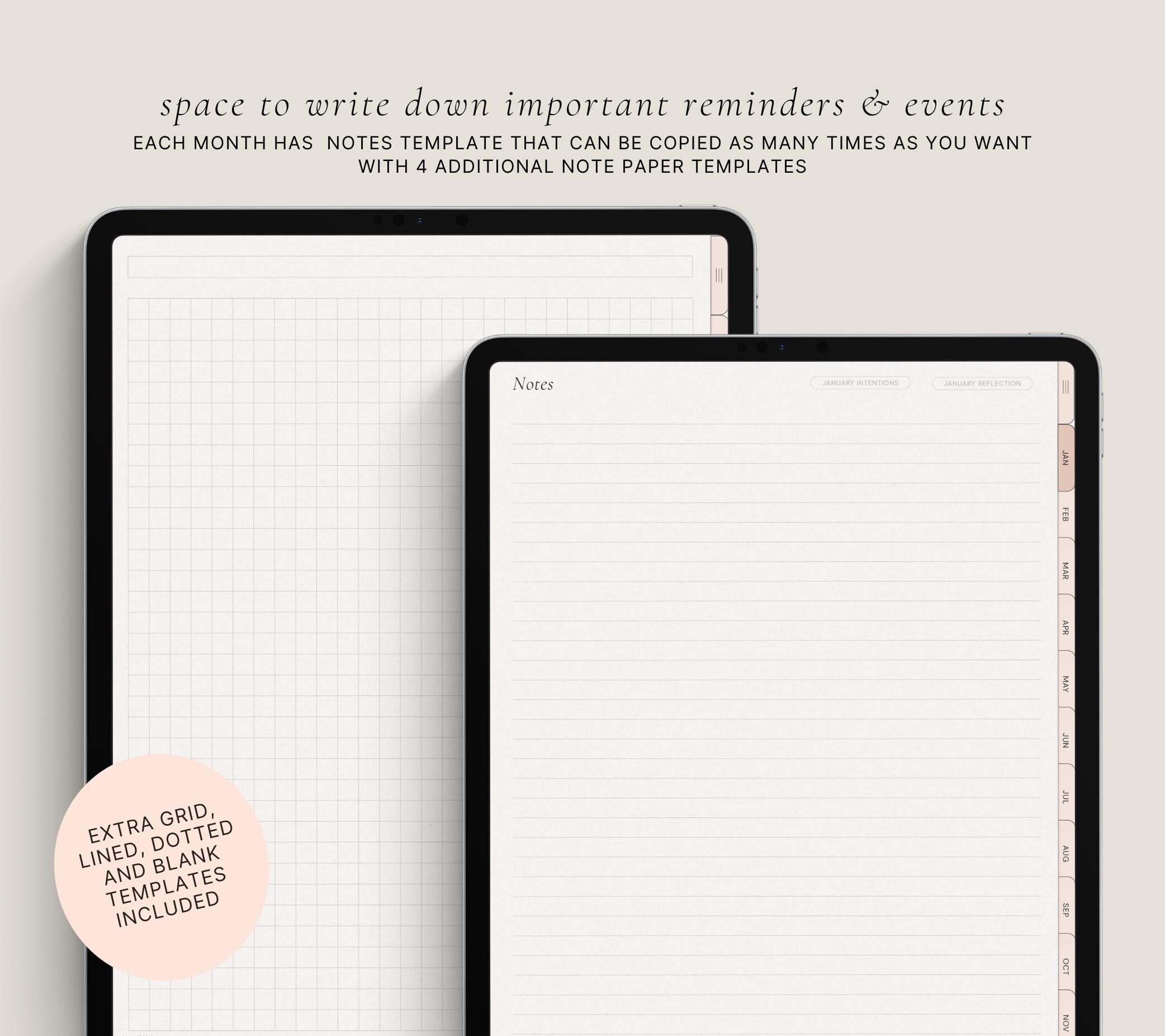 Wellness Journal, Digital Daily Journal Goodnotes, Digital Diary ...