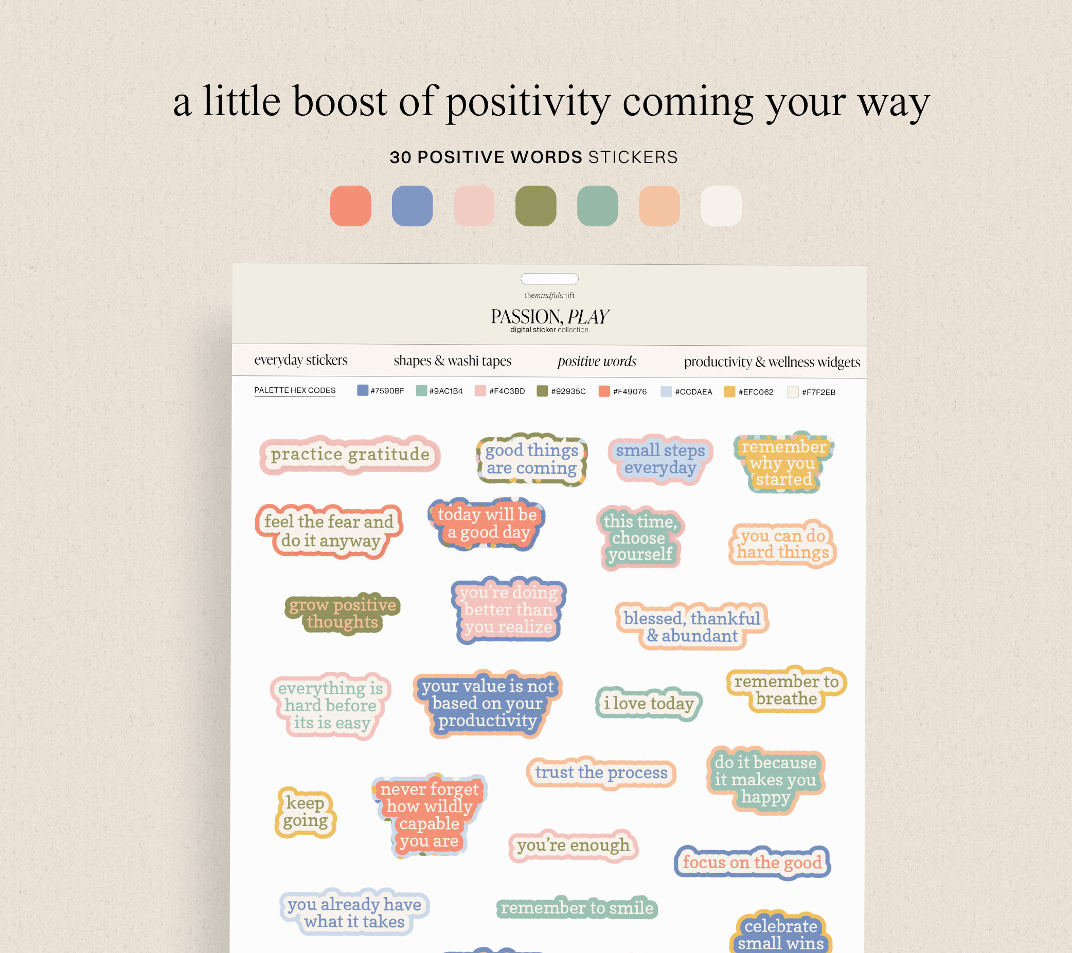 Digital Stickers With Goodnotes Sticker Book Digital Planner - Etsy