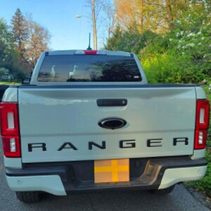 3D Raised Tailgate Insert Letters Decal Fit for 2019-2023 Ranger Model ...