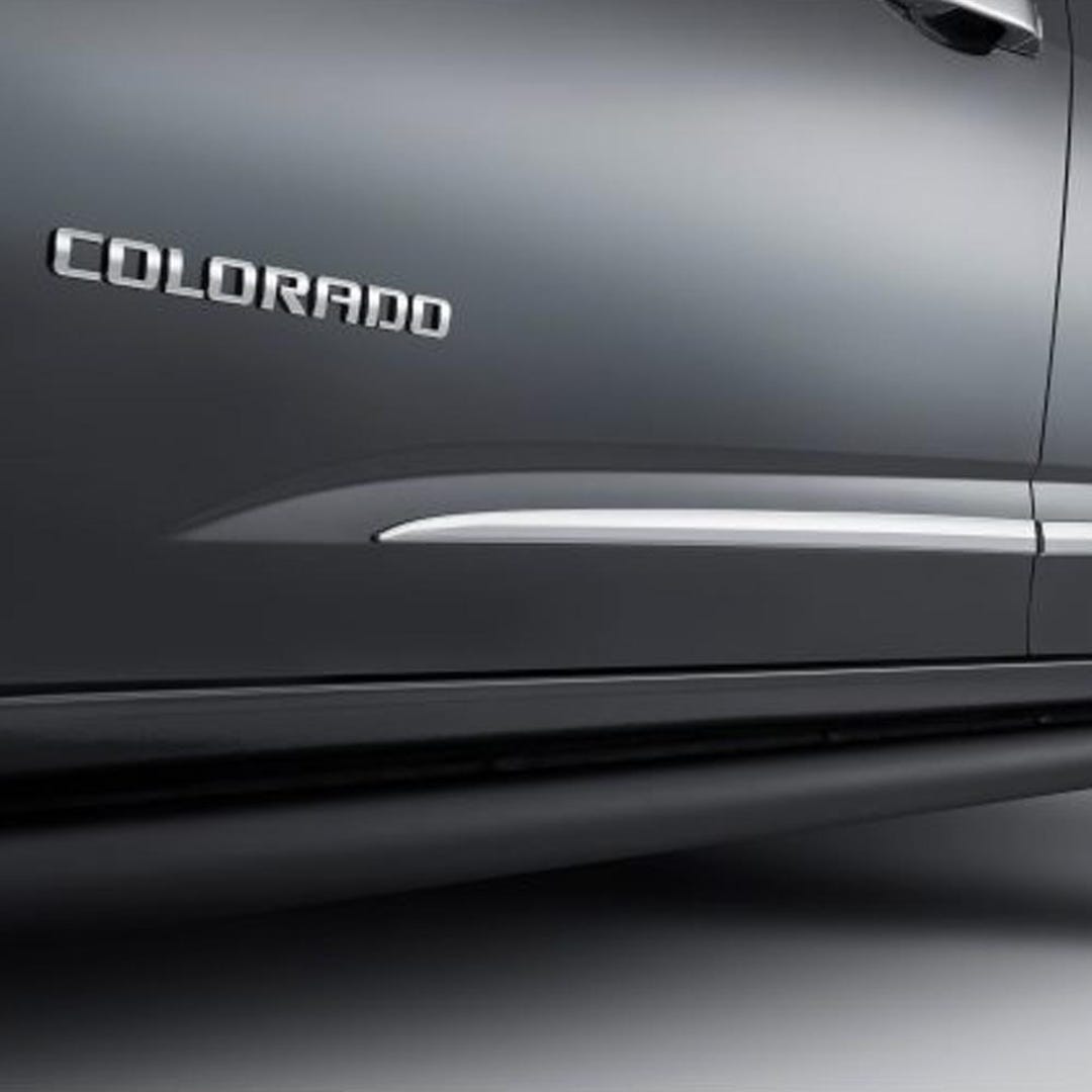 Chrome Colorado Emblem Badge Letters for Chevrolet Colorado Fender Door ...