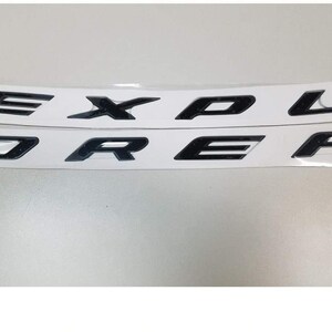 3D Front Hood Explorer Letters Decal Fit for 2011-2026 Explorer Model ...
