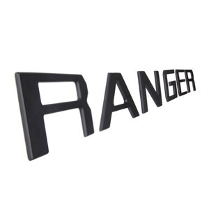 3D Raised Tailgate Insert Letters Decal Fit for 2019-2023 Ranger Model ...