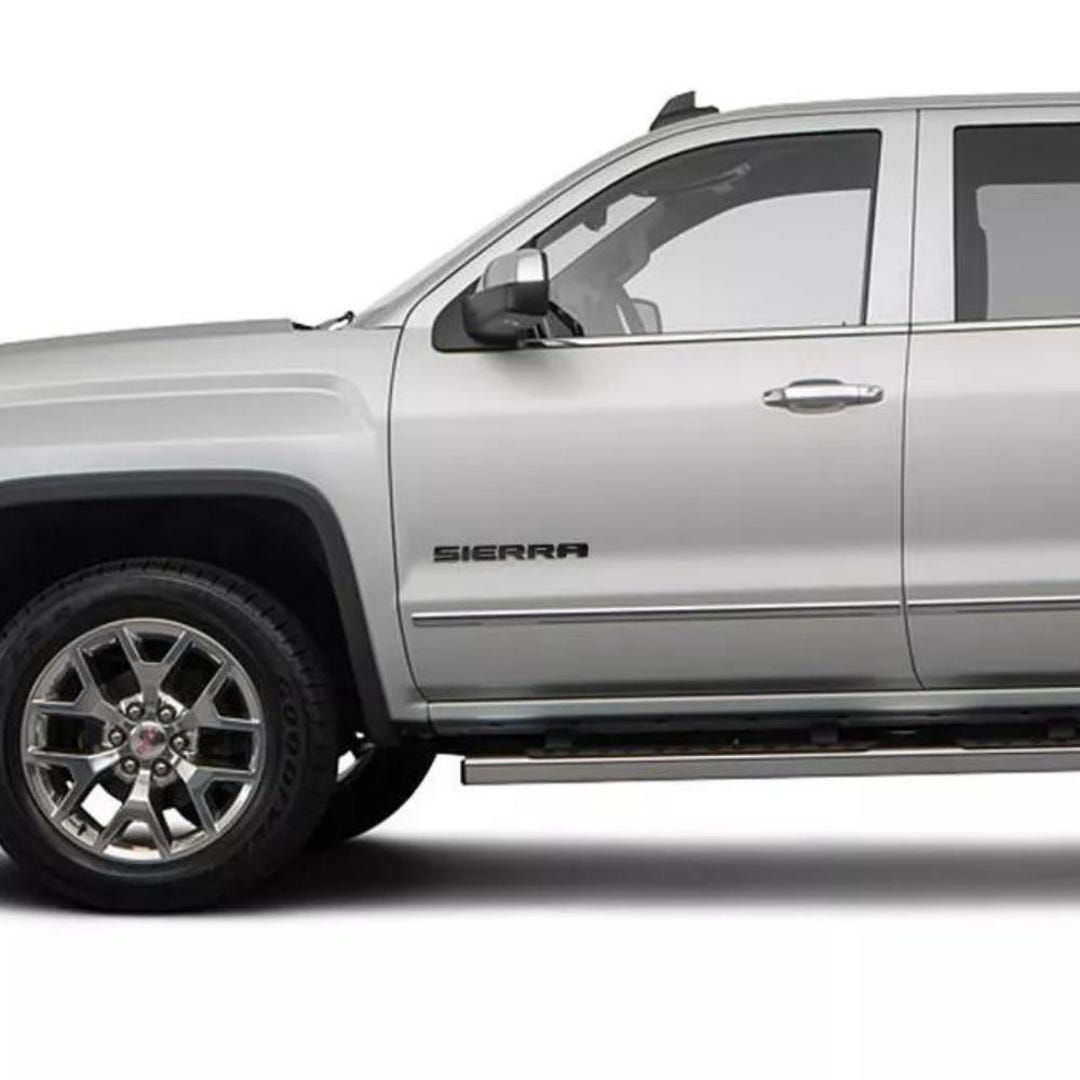 2pcs Glossy Black Sierra Letter Nameplate Emblem Fit for GMC Sierra ...