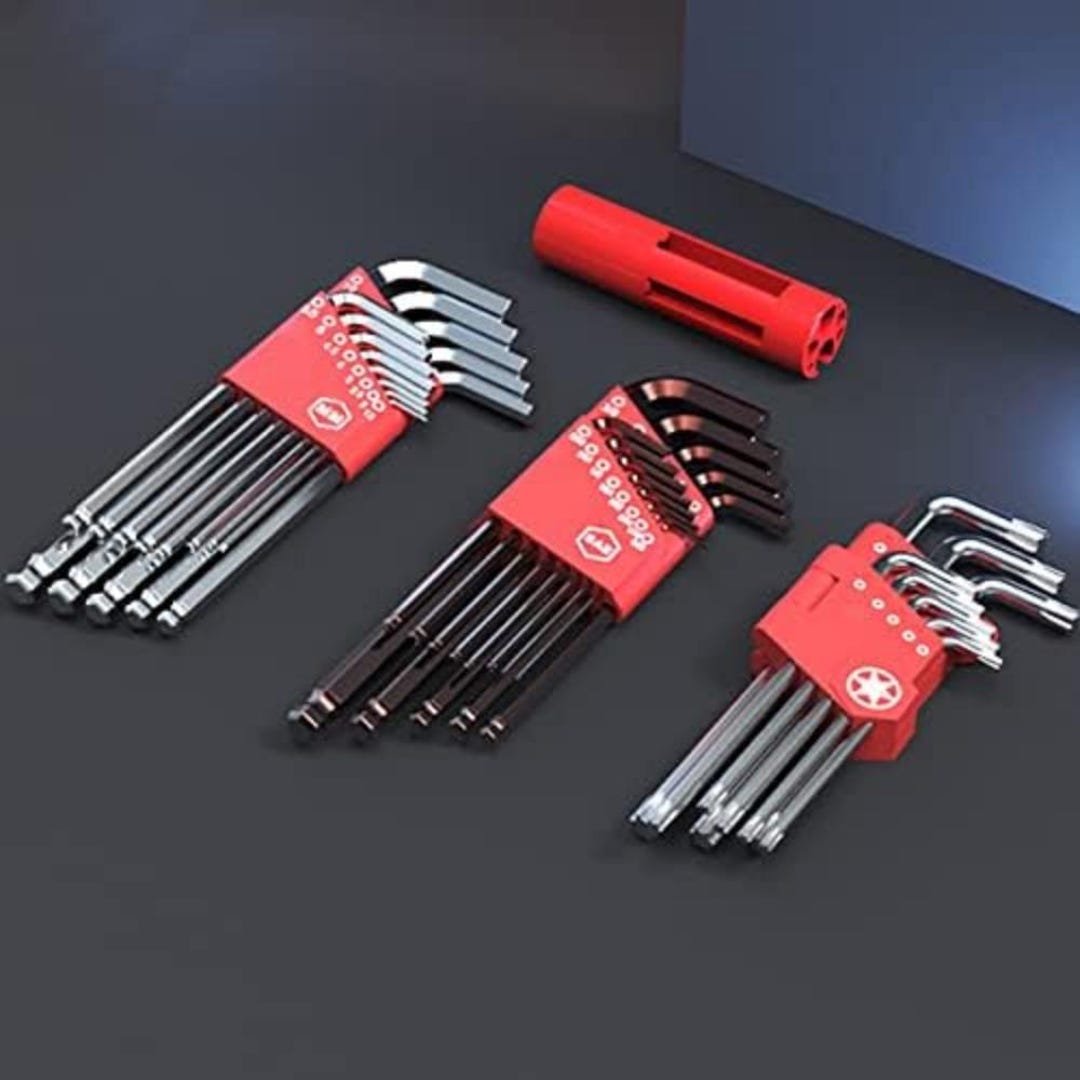 35PCS Allen Wrench Bit Kit T-handle Hex Key for Ratchet Socket Tool SAE Metric Set - Etsy