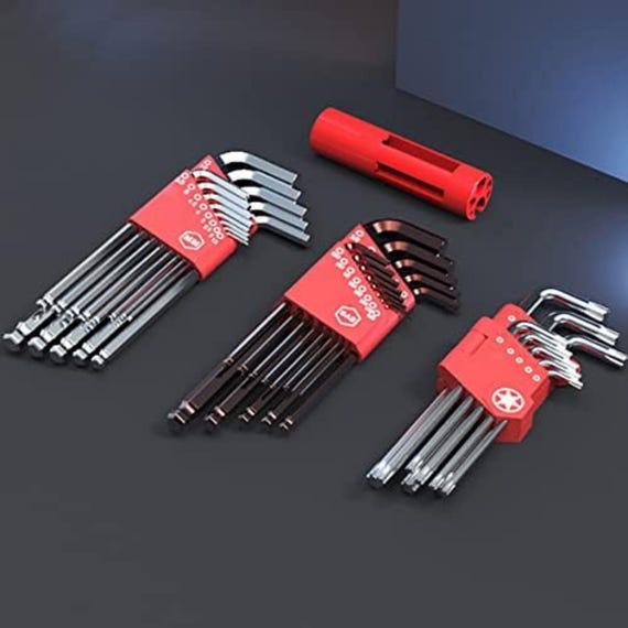 Ratchet hex key set store