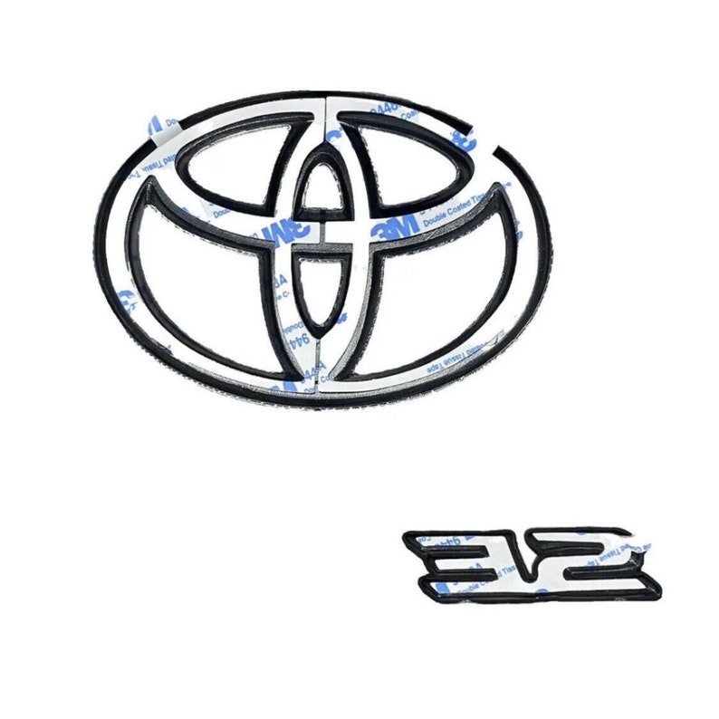 Set of 3 Black Decal Fit for 2018-2024 Camry SE Model Blackout Emblems ...