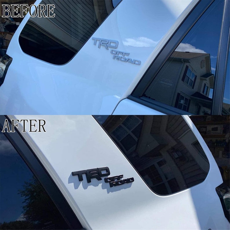 Black Decal Fit for 2014-2024 4RUNNER TR OFF ROAD Model Blackout ...