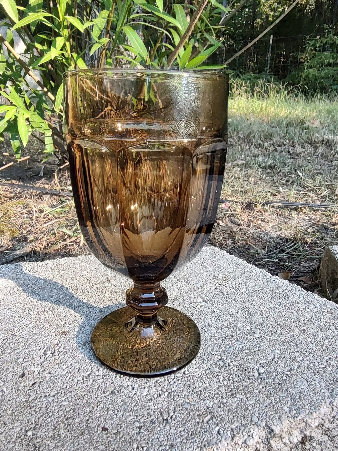 7" Brown Libbey Gibraltar DURATUFF Glass - Etsy