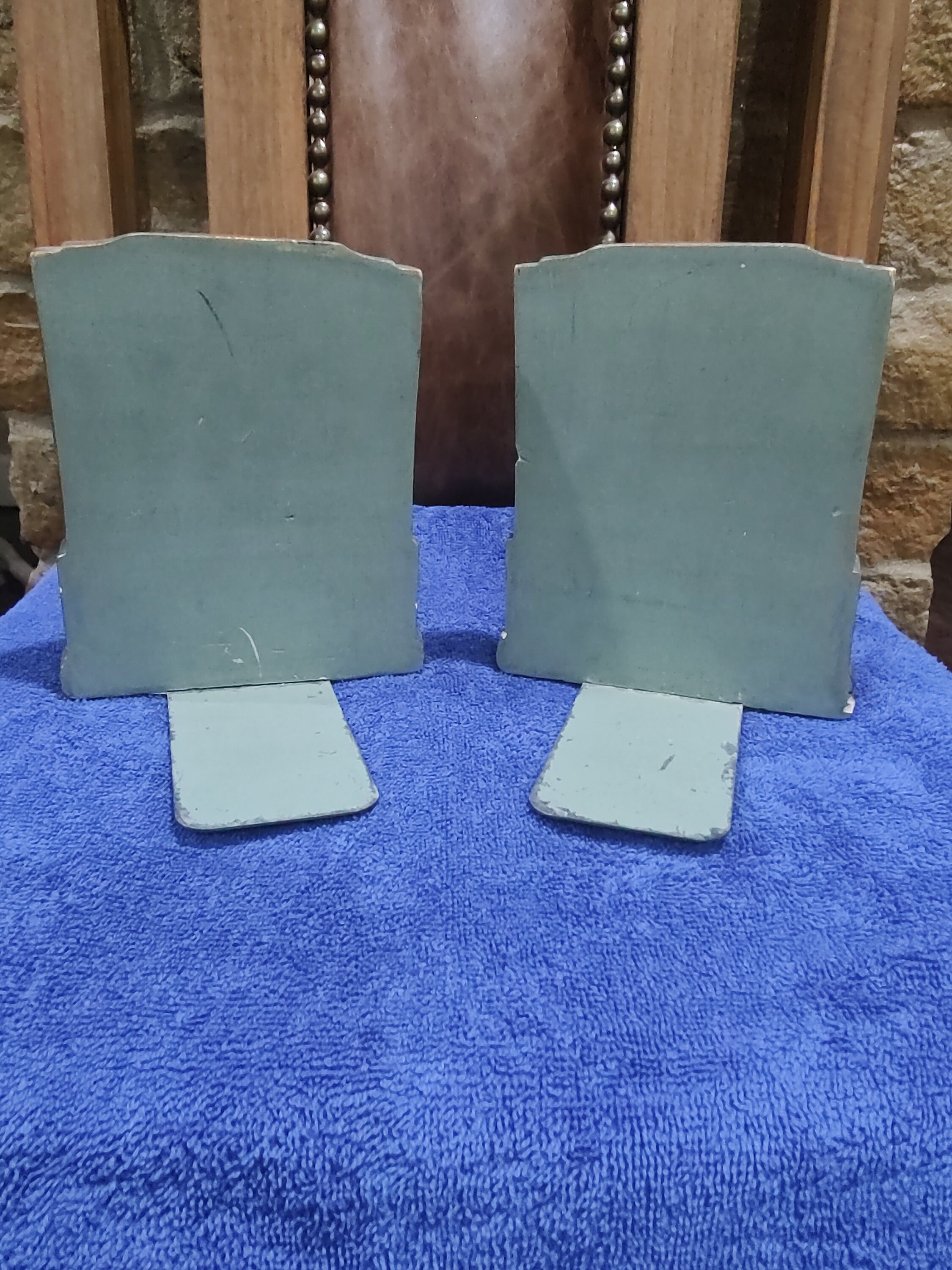Vintage Borghese Italian Gilt Chalkware Bookends - Etsy