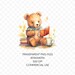 Bear Reading a Book Clipart, Bears Reading Books, Bear PNG, Cute Bears ...