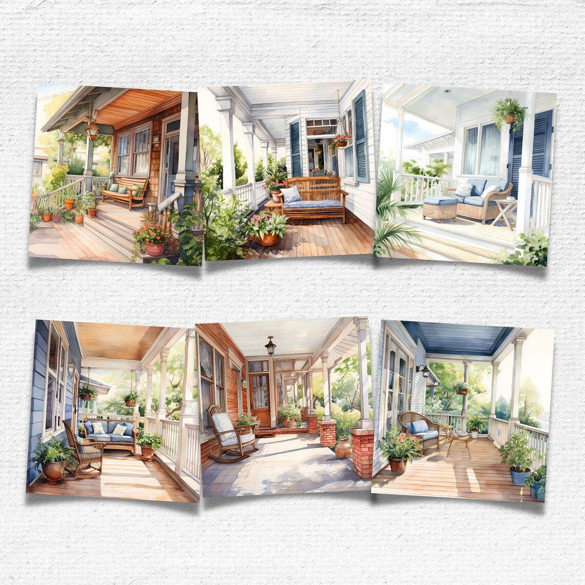Watercolor Porch Clipart, Porch PNG, House Porch Clipart, Porches PNG ...