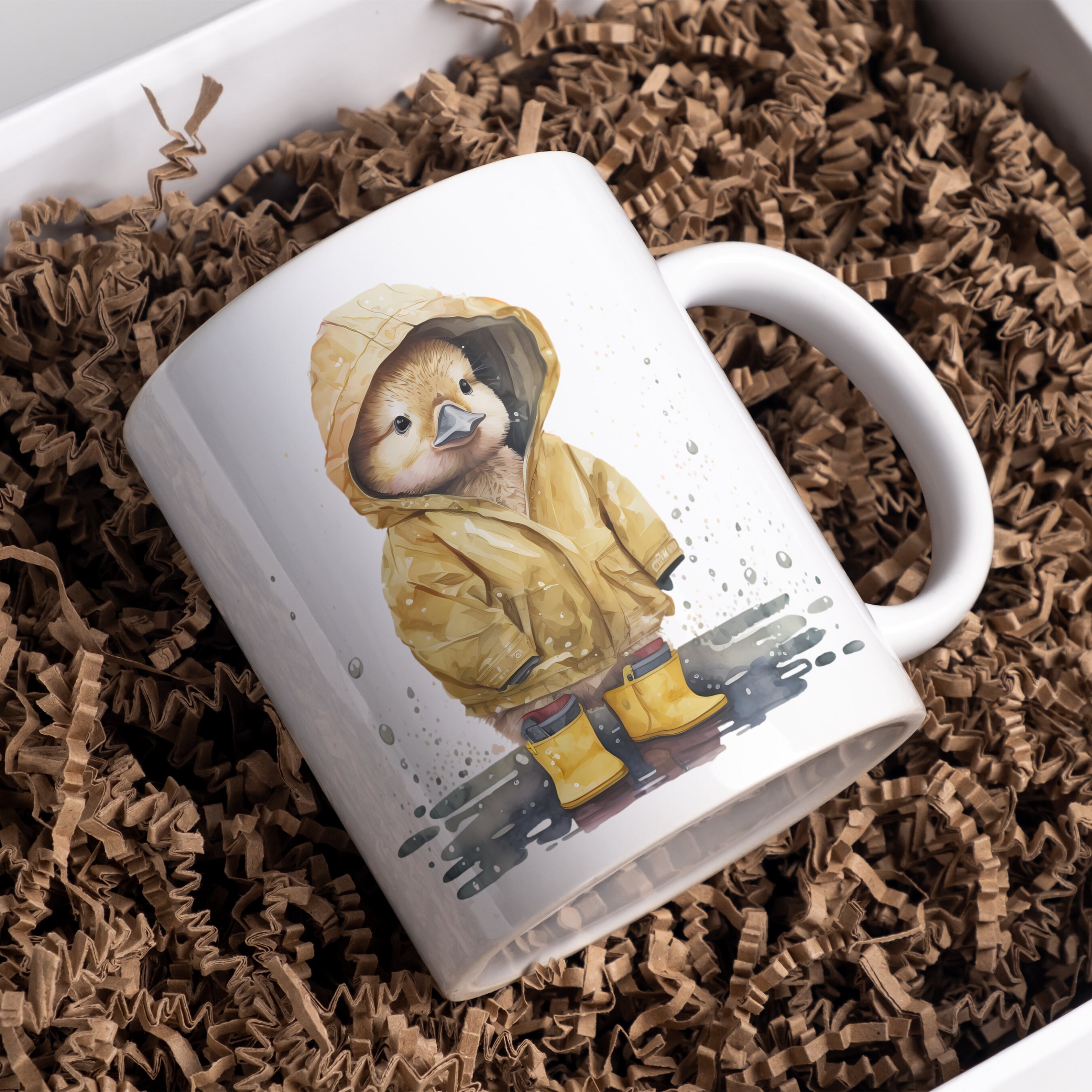 Cute Ducks, Ducklings in Rainboots, Baby Duck PNG, Clipart Bundle ...