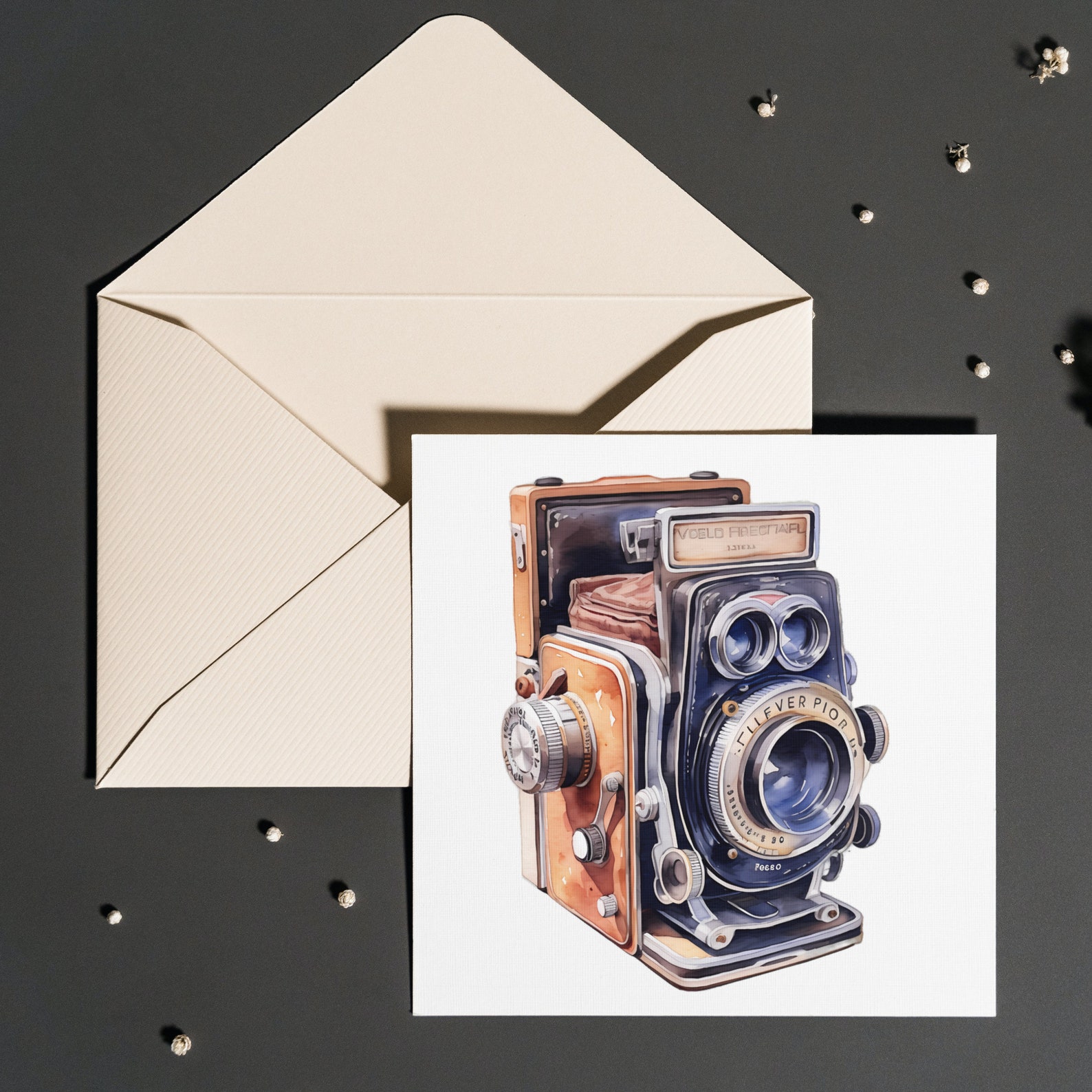 Vintage Camera Watercolor Clipart Bundle, Watercolor Camera PNG ...