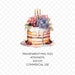 Watercolor Cake Clipart, Birthday Cake Clipart, Birthday Clipart ...