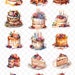 Watercolor Cake Clipart, Birthday Cake Clipart, Birthday Clipart ...