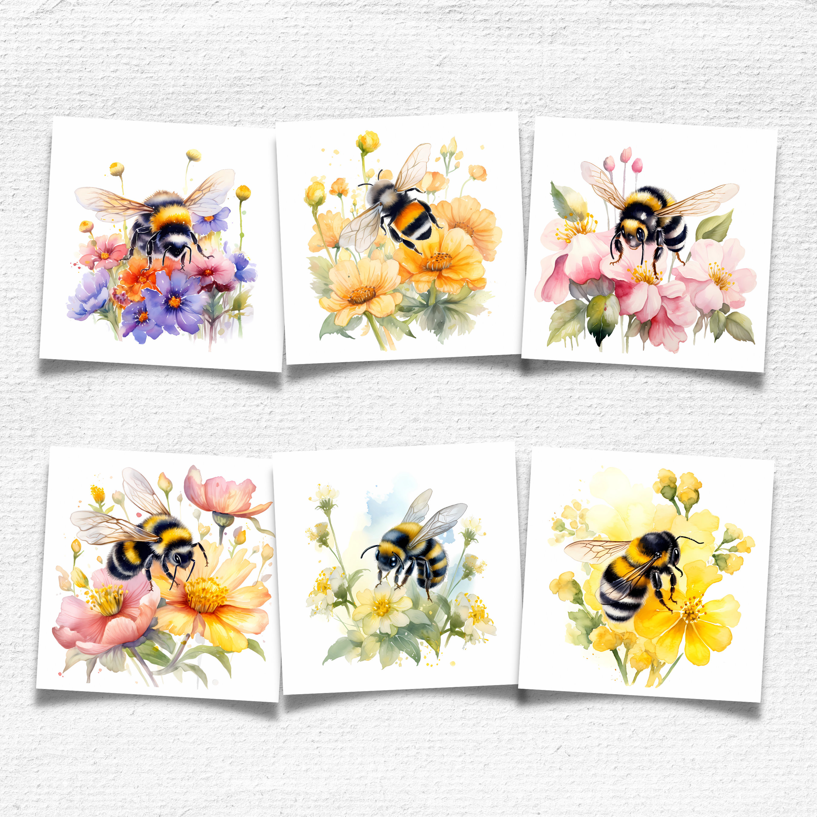 Watercolor Bumblebee Clipart, Honey Bumblebee, Bee PNG, Bumble Bee PNG ...