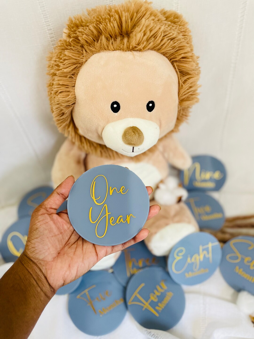 Acrylic Baby Milestones Disc,baby Monthly Milestone Cards,baby Monthly ...