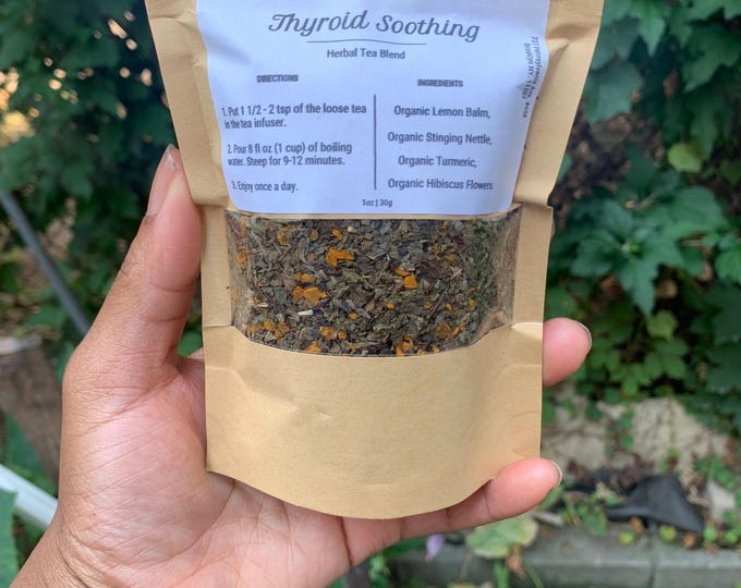 Hyperthyroidism Herbal Tea Blend | Thyroid Support Herbal Tea - Etsy