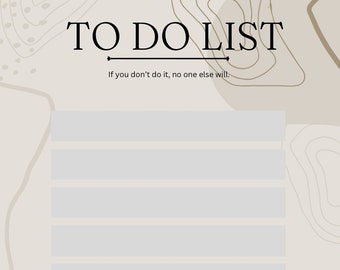 To Do List Design Option 4 - Etsy