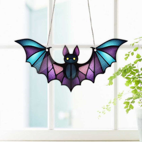 Stained Glass Bats - Etsy
