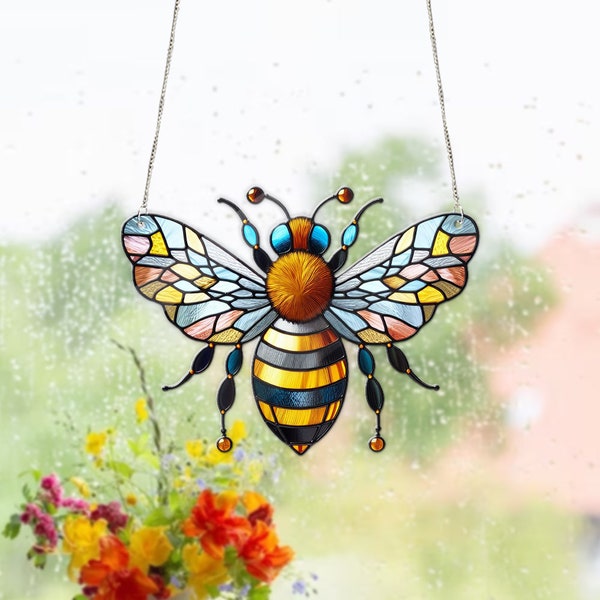 Bee Stained Glass - Etsy