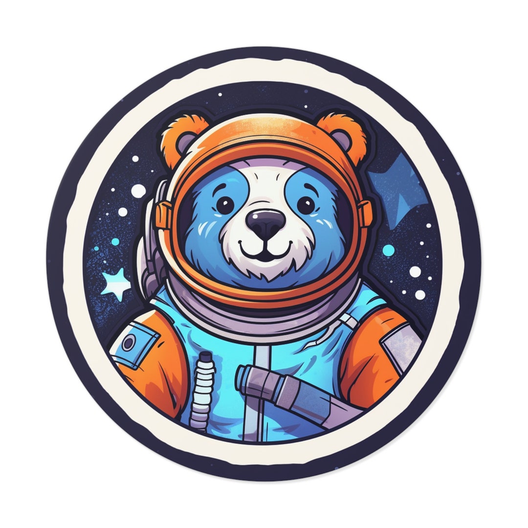 Meteor Mcfuzzy - Bears in Space Stickers #3 - Etsy