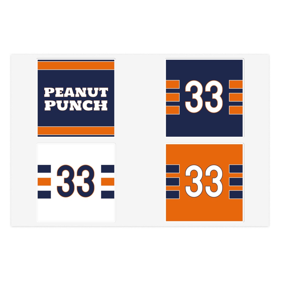 Charles Tillman Peanut Punch Sticker Pack - Chicago Bears - Etsy