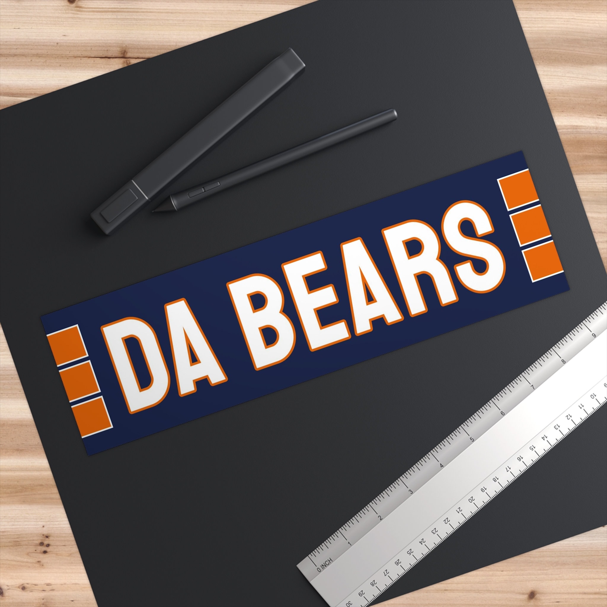 Da Bears Bumper Sticker - Chicago Bears Auto Decal - Etsy