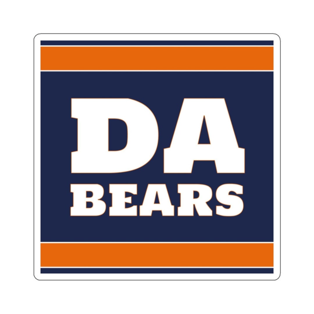 Chicago Bears Themed Vinyl Sticker for Indoor Decor - Etsy