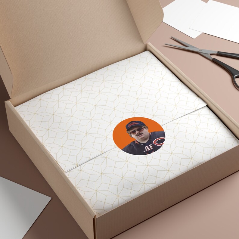 Chris Farley Superfan Sticker - SNL Chicago Bears - Etsy
