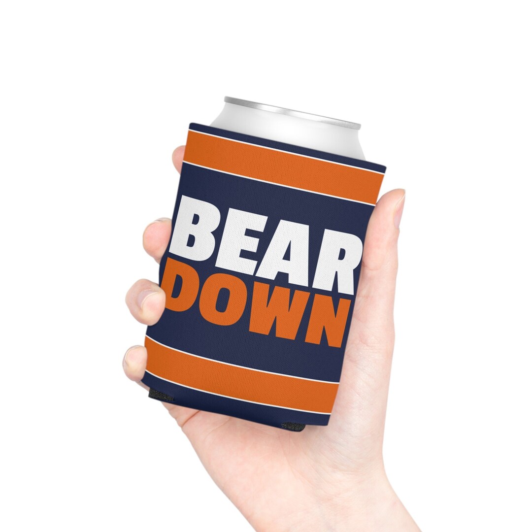 Chicago Bears Can Cooler - Bear Down Coozie - Etsy