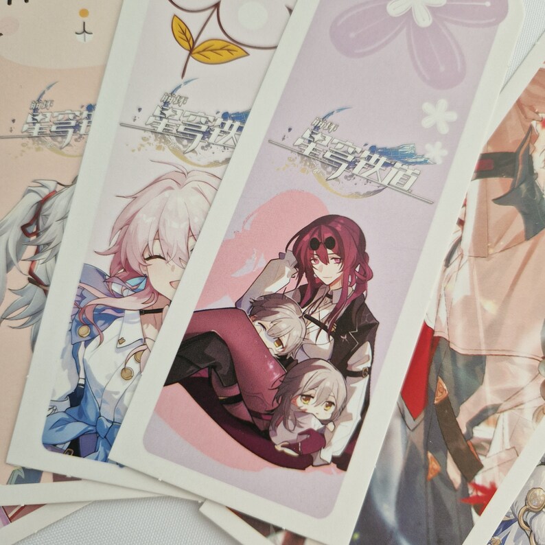 Honkai. Star Rail Bookmarks, Kafka, March 7th, Fu Xuan, Dan Heng and ...