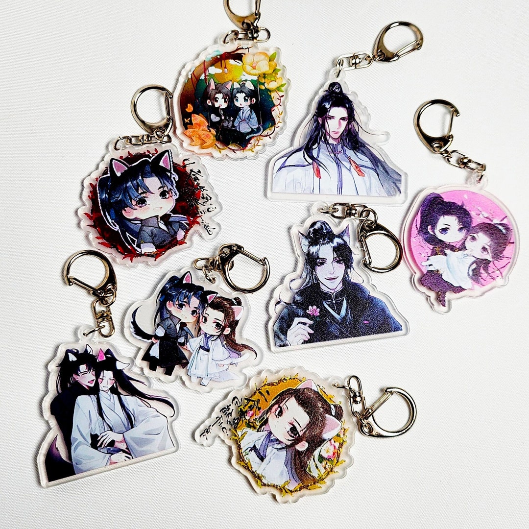 Acrylic Keychain: Husky and His White Cat Shizun - Chu Wanning & Mo Ran ...