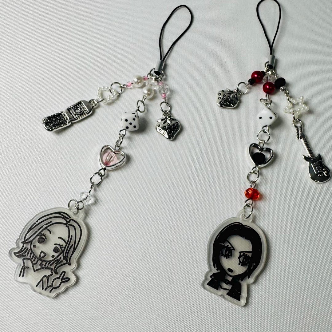 Y2k Handmade Keychains, Phone Accessories, Acrylic Anime Charms - Etsy