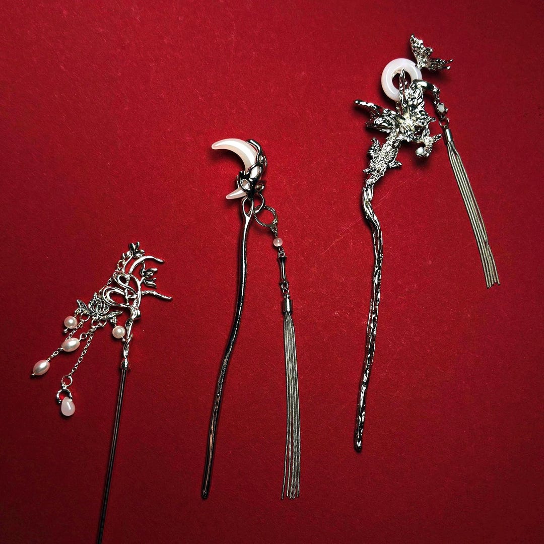 Heaven Official’s Blessing Inspired Hairpins, Tian Guan Ci Fu, Graceful ...